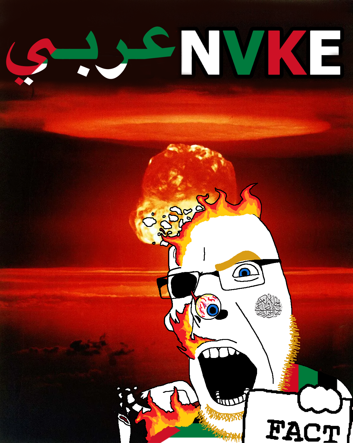 SoyBooru - Post 147324: arab arabic_text blue_eyes fact flag:arab_revolt flag:pan-arabist truth ...